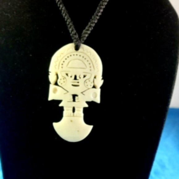 Jewelry | Peruvian Necklace Woven In Macrame Thread Tumi Design | Poshmark